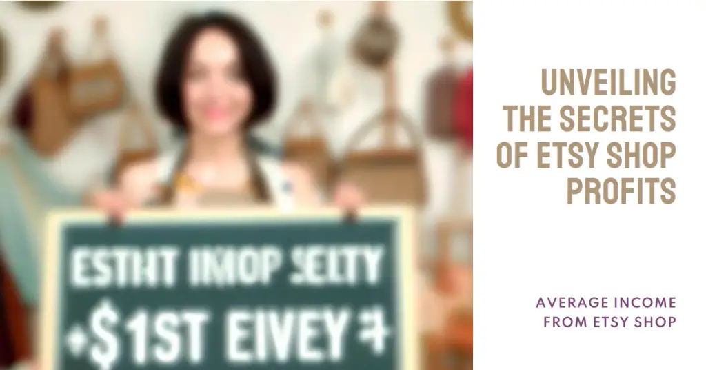 Unveiling the Secrets of Etsy Shop Profits: Average Income From Etsy Shop