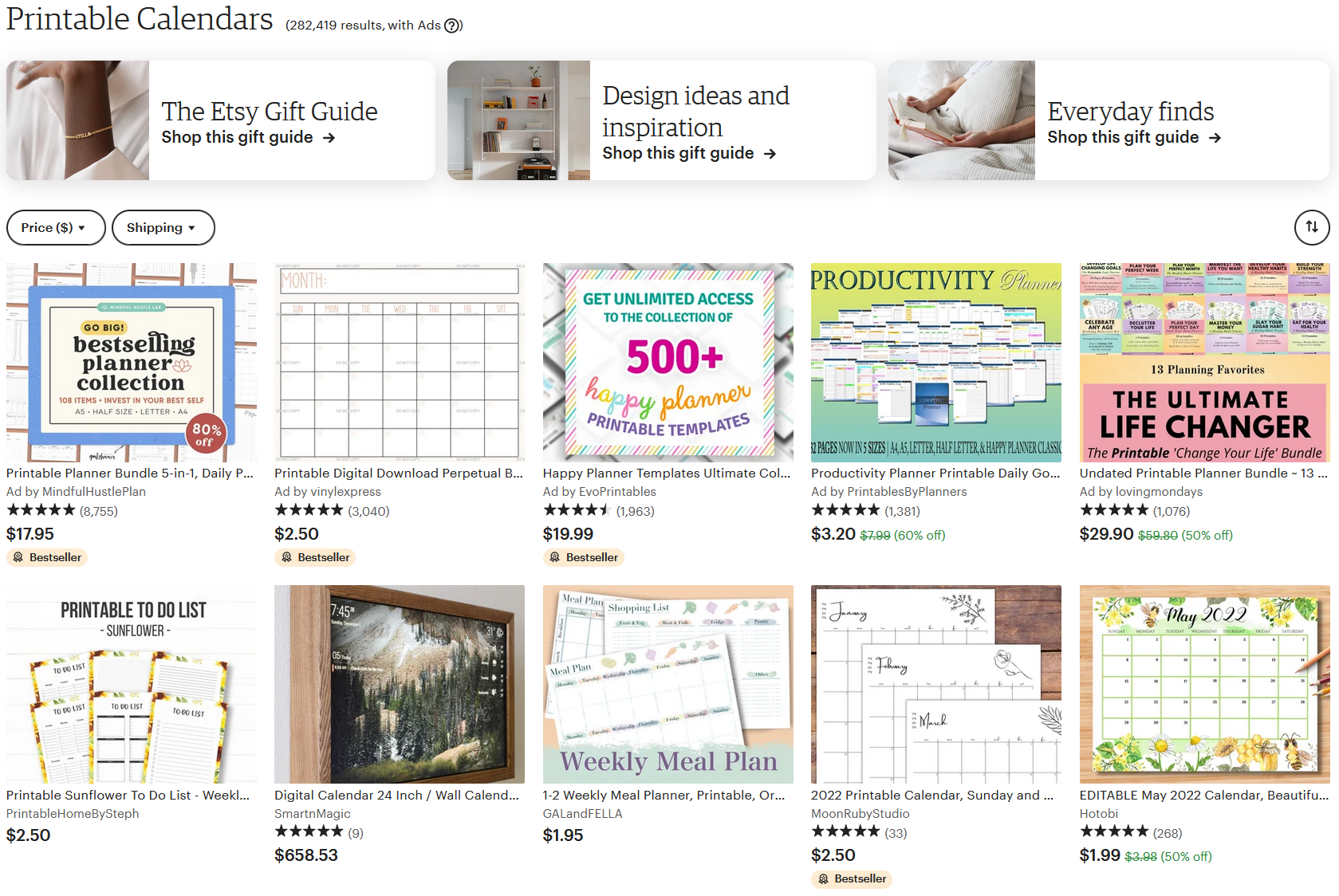 Top 30 digital products to sell on Etsy in (2024)